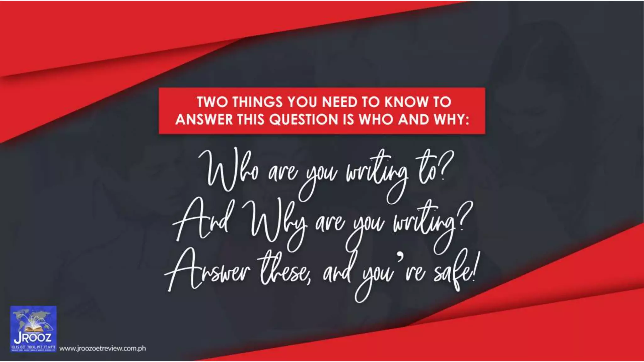 OET Writing Test: Nooks and Crannies | PPT