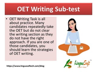 OET writing tips | PPTX