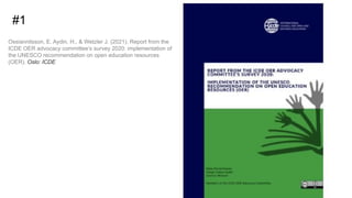 OEW2023_Implementation of the UNESCO OER Recommendation_The way forward ...