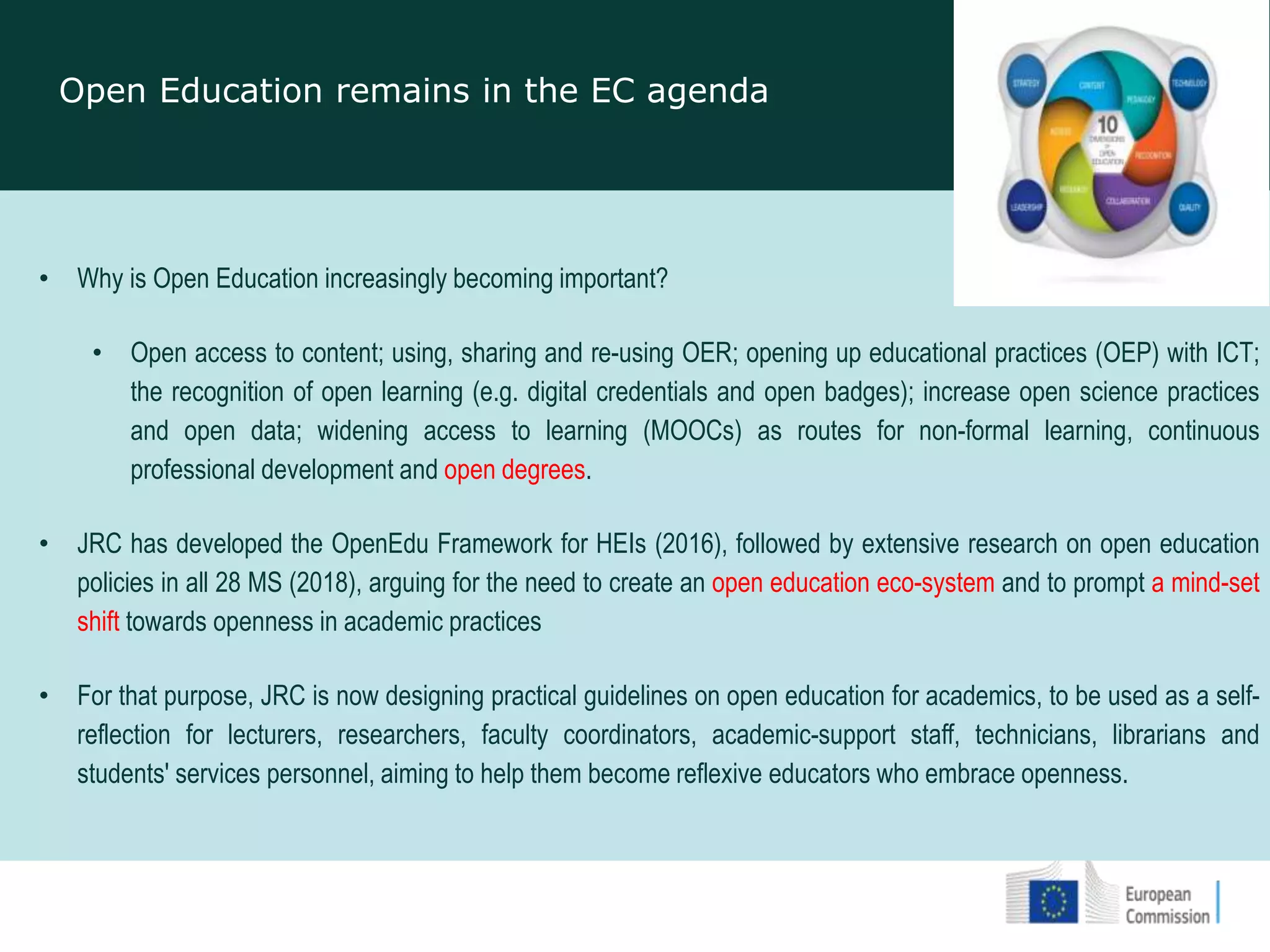 Practical Guidelines on Open Education for Academics: Modernising ...