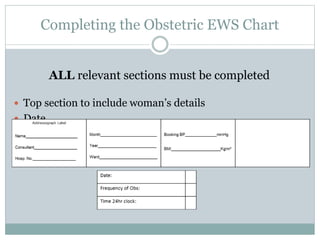 OEWS.maternity follow chart for labour ward | PPT | Free download