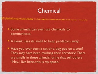 Animal Communication | PPT