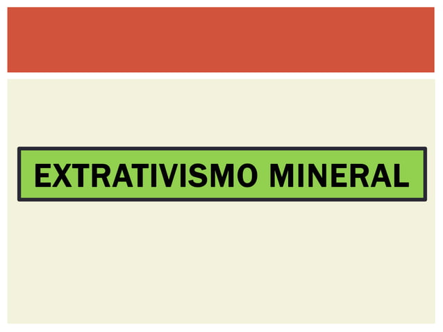 O extrativismo | PDF