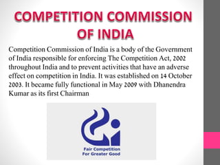 Competition Commission of India | PPTX
