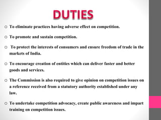Competition Commission of India | PPTX