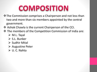 Competition Commission of India | PPTX