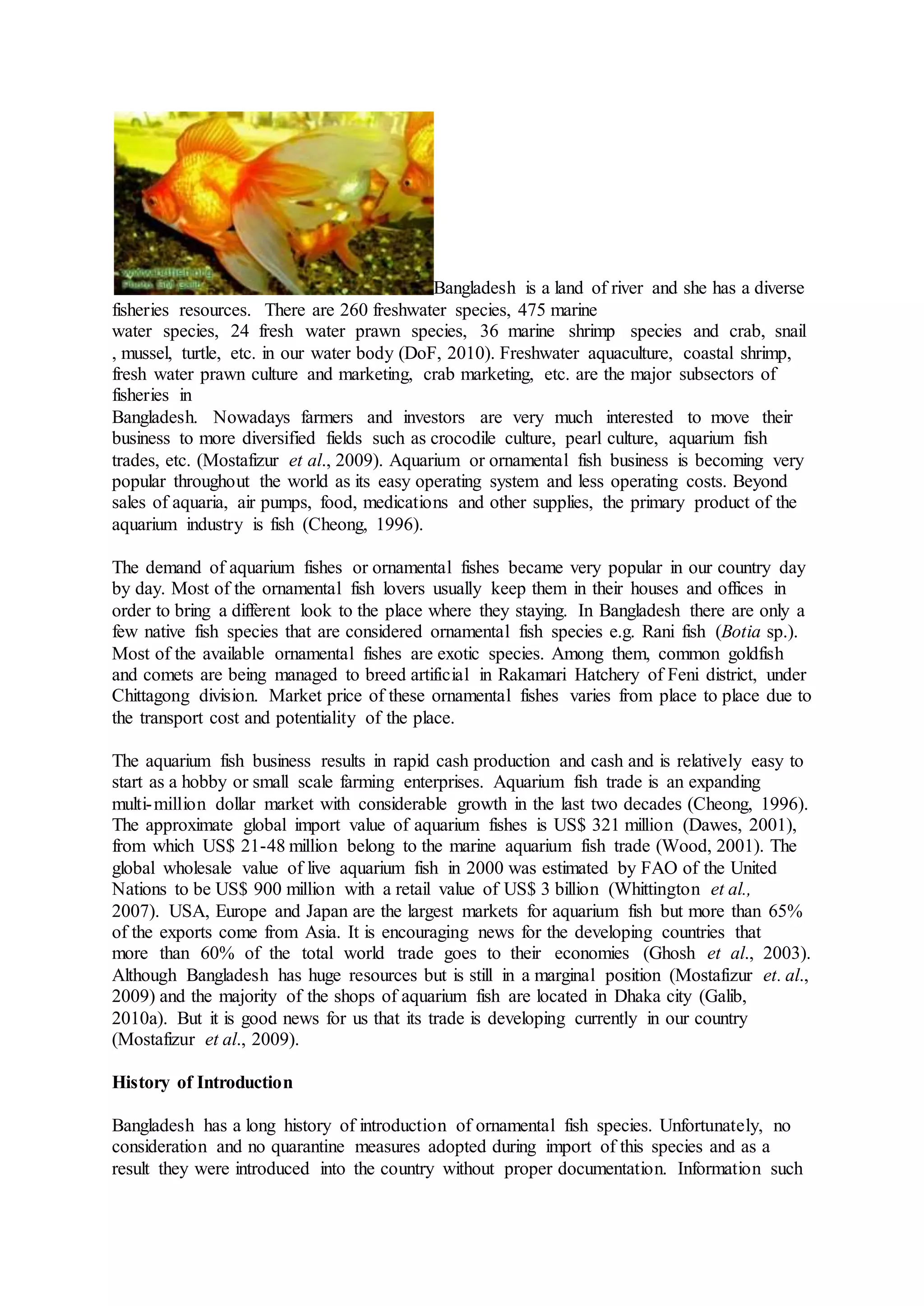 Ornamental Fish | DOCX