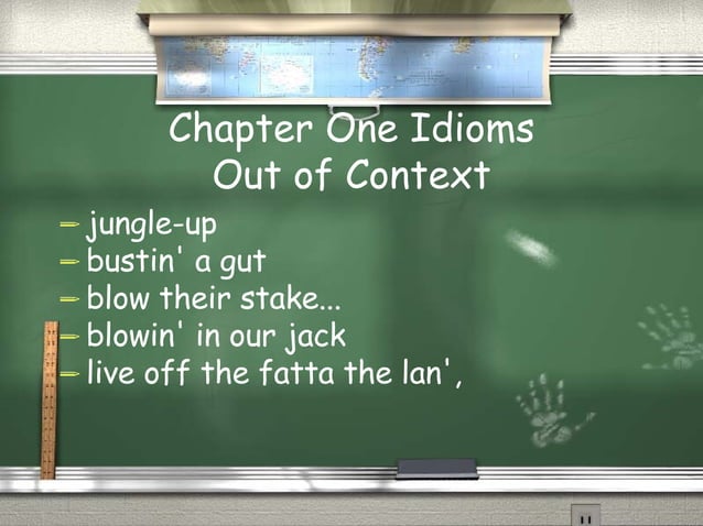 Of Mice And Men Chapt1 Idioms | PPT