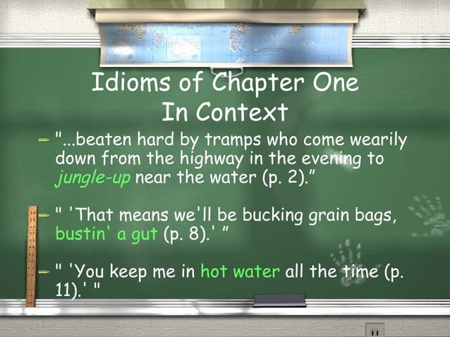 Of Mice And Men Chapt1 Idioms | PPT