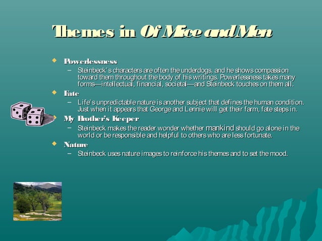 Of mice-and-men-powerpoint | PPT | Genealogy and Ancestry | Hobbies ...