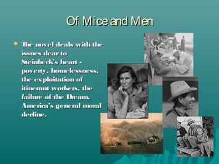 Of mice-and-men-powerpoint | PPT | Genealogy and Ancestry | Hobbies ...