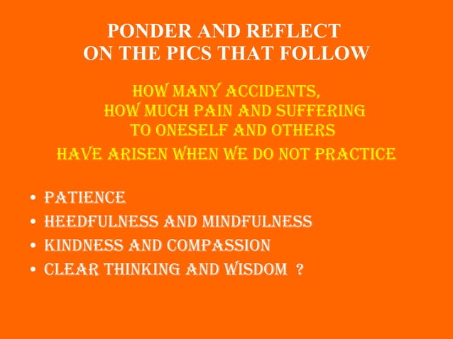 Of Mindfulness And Compassion ... A Reflection | PPT