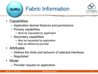 A Taste of Open Fabrics Interfaces | PPT