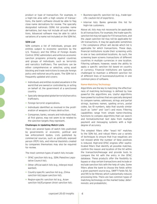 OFAC Name Matching and False-Positive Reduction Techniques | PDF