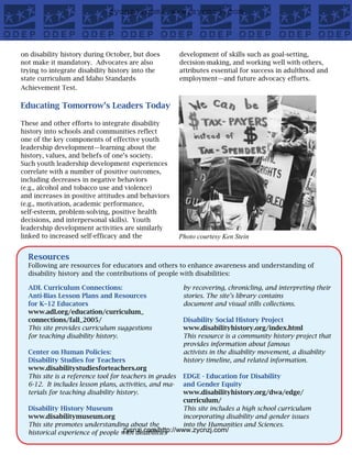 Of america's heritage disability history an important part | PDF