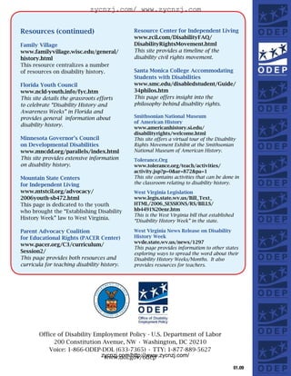 Of america's heritage disability history an important part | PDF