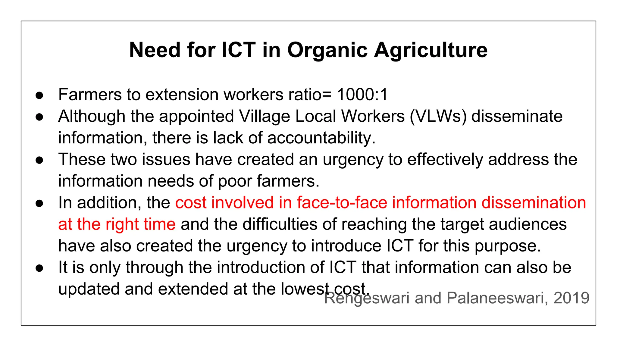Role and applications of ICT in Organic Farming | PPTX | Agriculture ...
