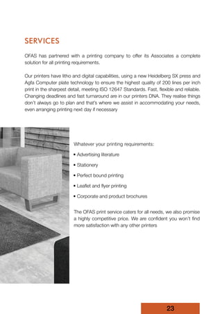 Ofas services brochure | PDF