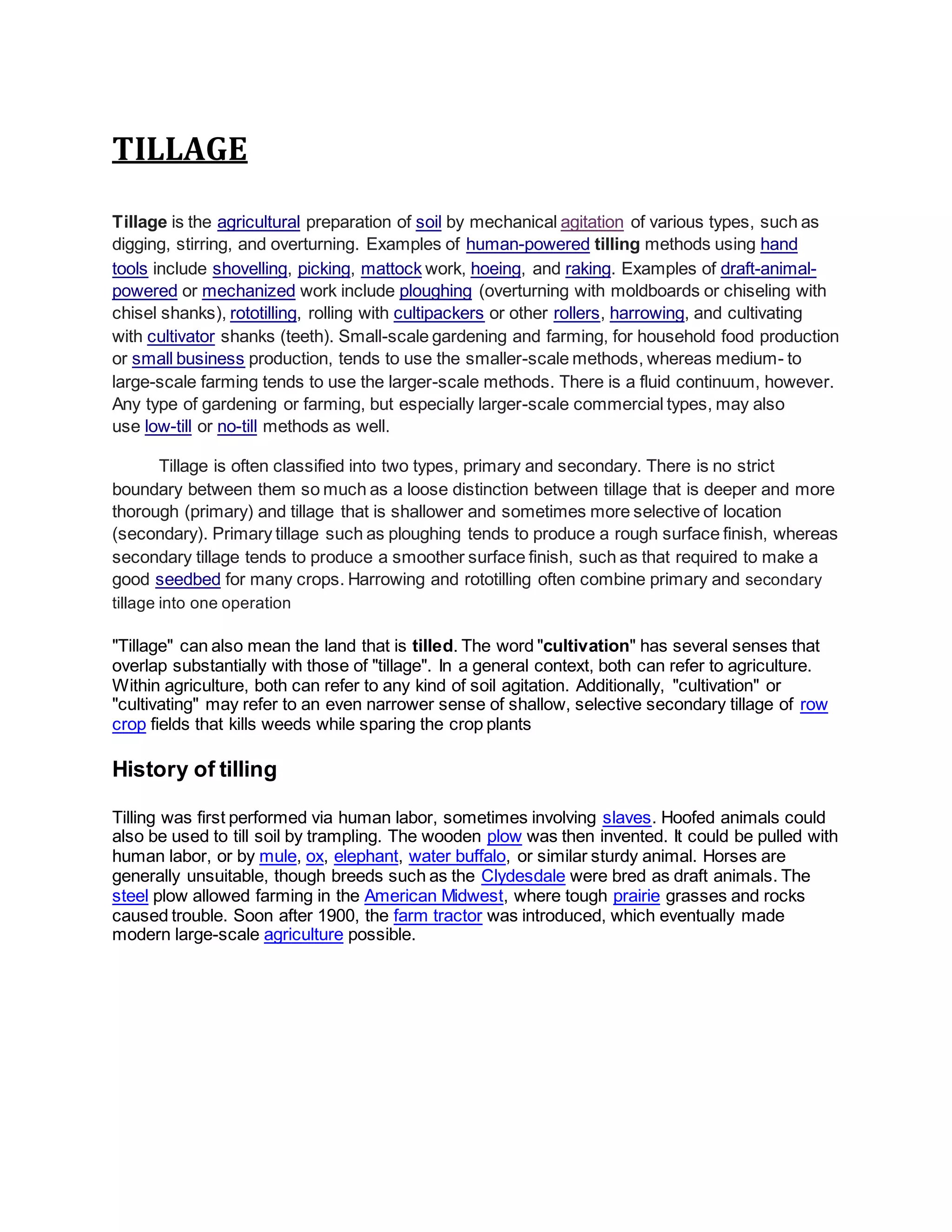 tillage | DOCX