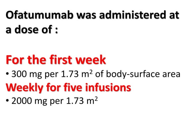 Ofatumumab For Rituximab-resistant Nephrotic Syndrome | PPT