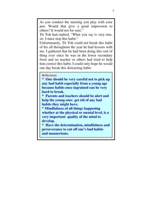 Of Bad Habits and Mannerisms... | PDF