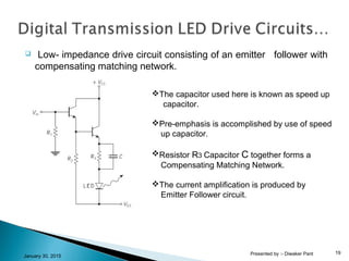 Drive circuitry for LEDs and LASER | PPT