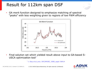 OFC/NFOEC: Measurement of Equivalent Zero-Dispersion Wavelength ...