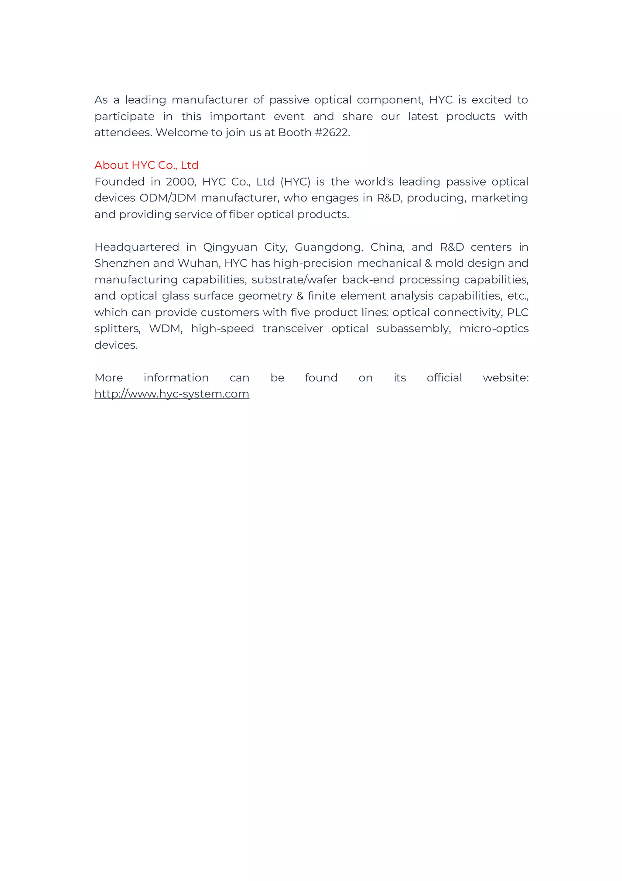 OFC2023 Preview Fiber Array Subassemblies for Coherent and Silicon Transmission.pdf