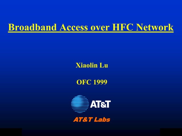 Broadband Access Over HFC Networks | PDF