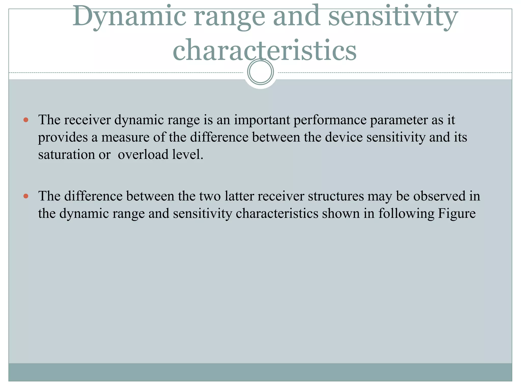Receiver structures(optical communication) | PPTX