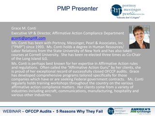 OFCCP Audits - 5 Reasons They Fail | PPT