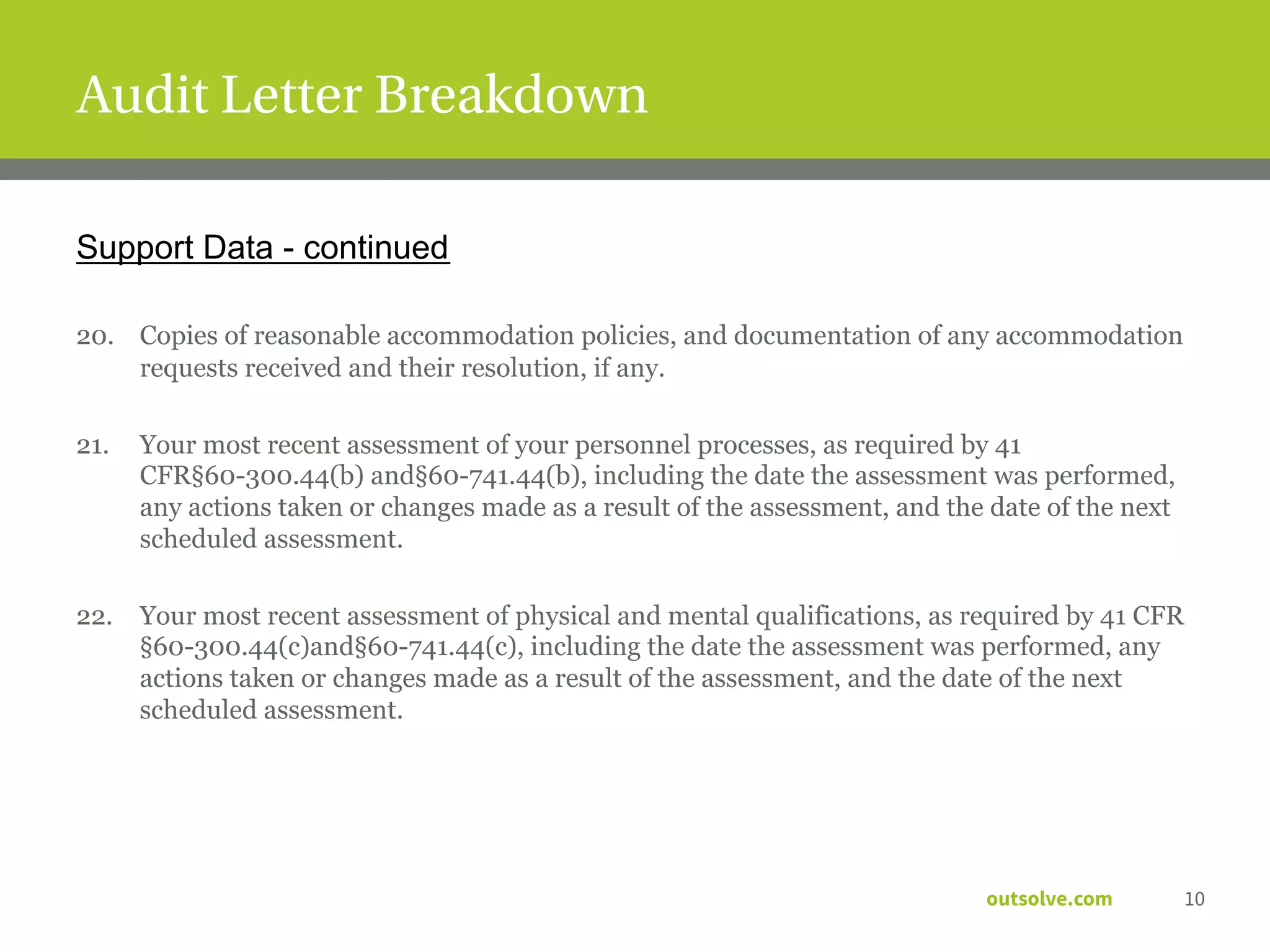 OFCCP Audits Presentation | PDF