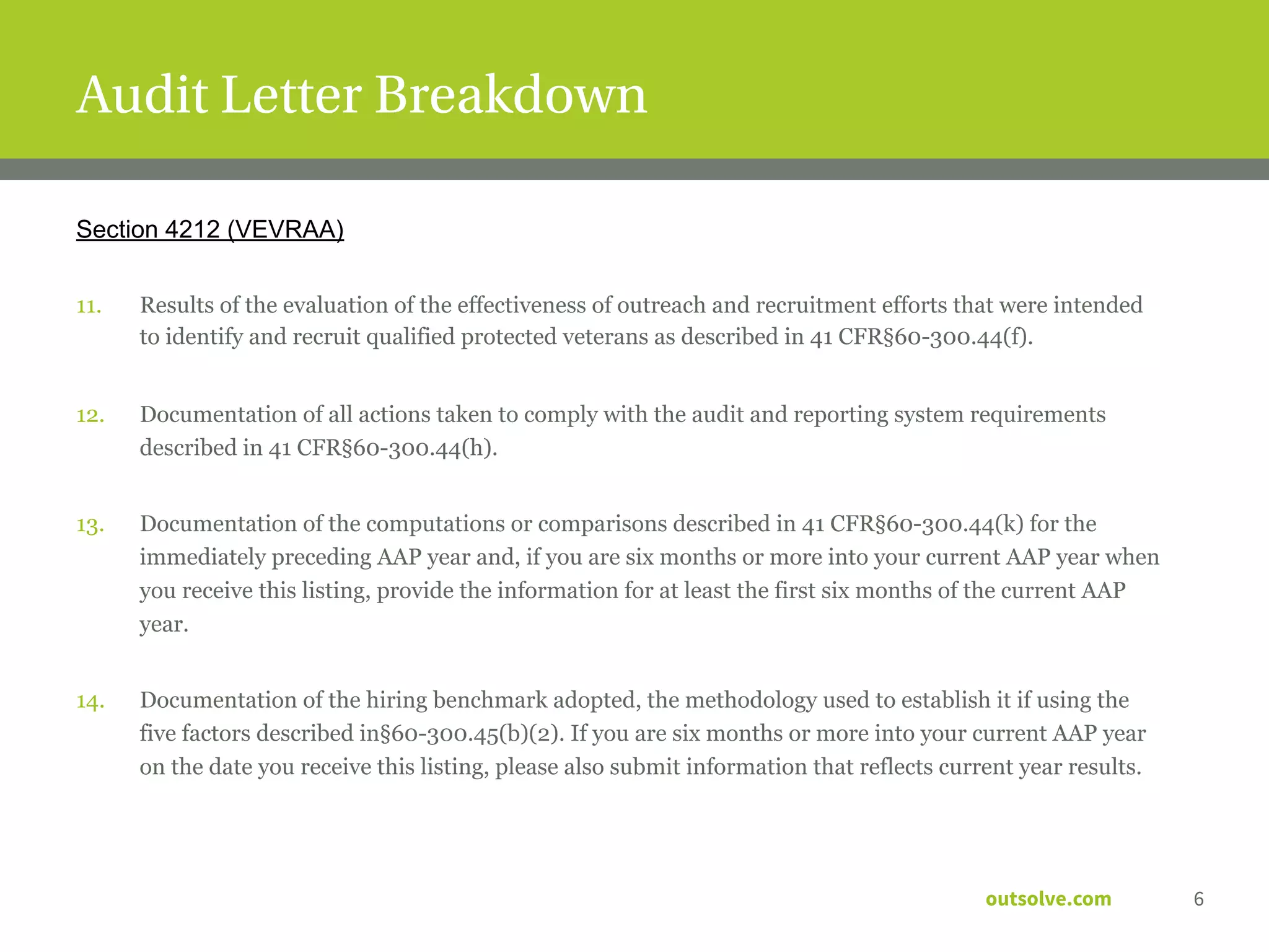 OFCCP Audits Presentation | PDF