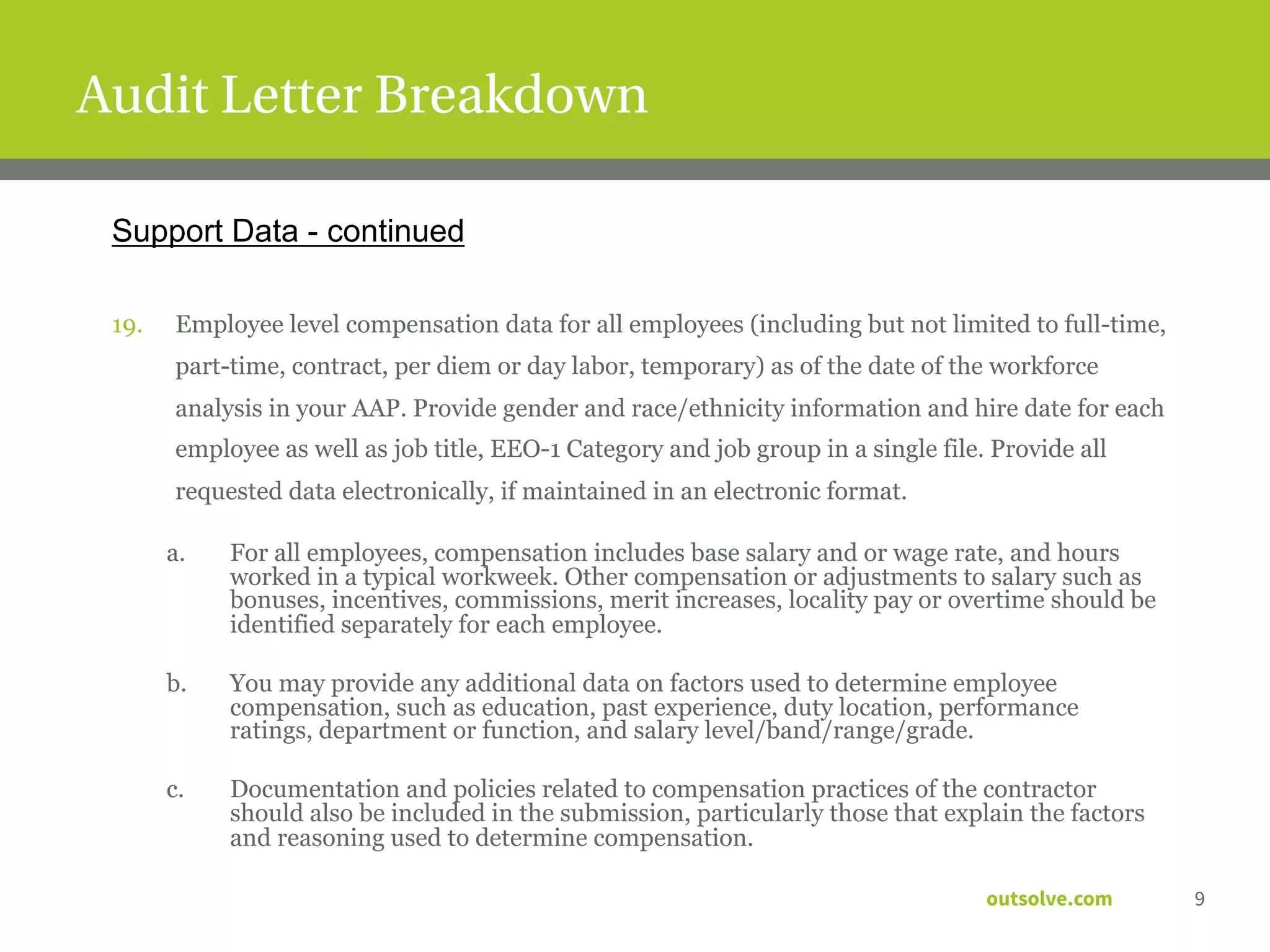 OFCCP Audits Presentation | PDF