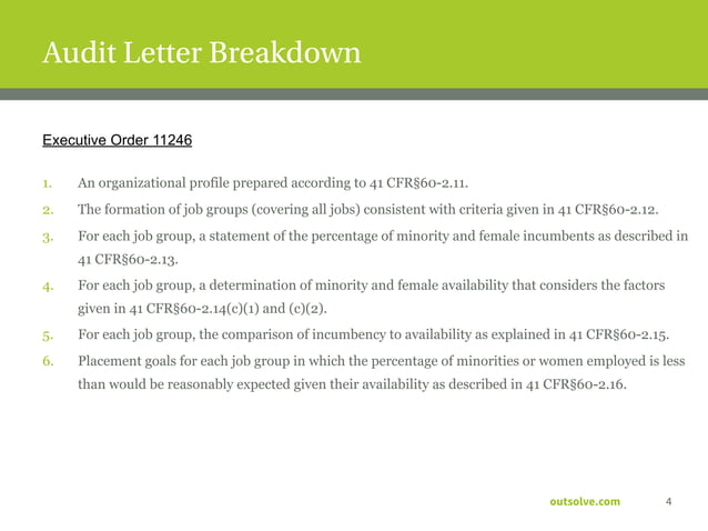 OFCCP Audits Presentation | PDF