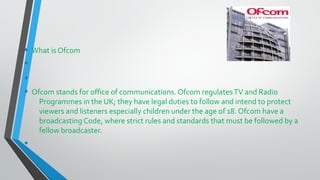 Ofcom | ODP
