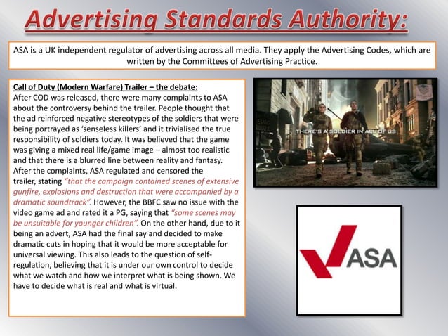 Ofcom and ASA | PPTX