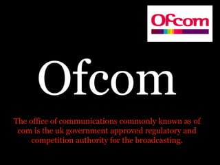Ofcom and ipso miss crader | PPTX