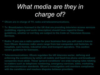 Ofcom and ipso miss crader | PPTX