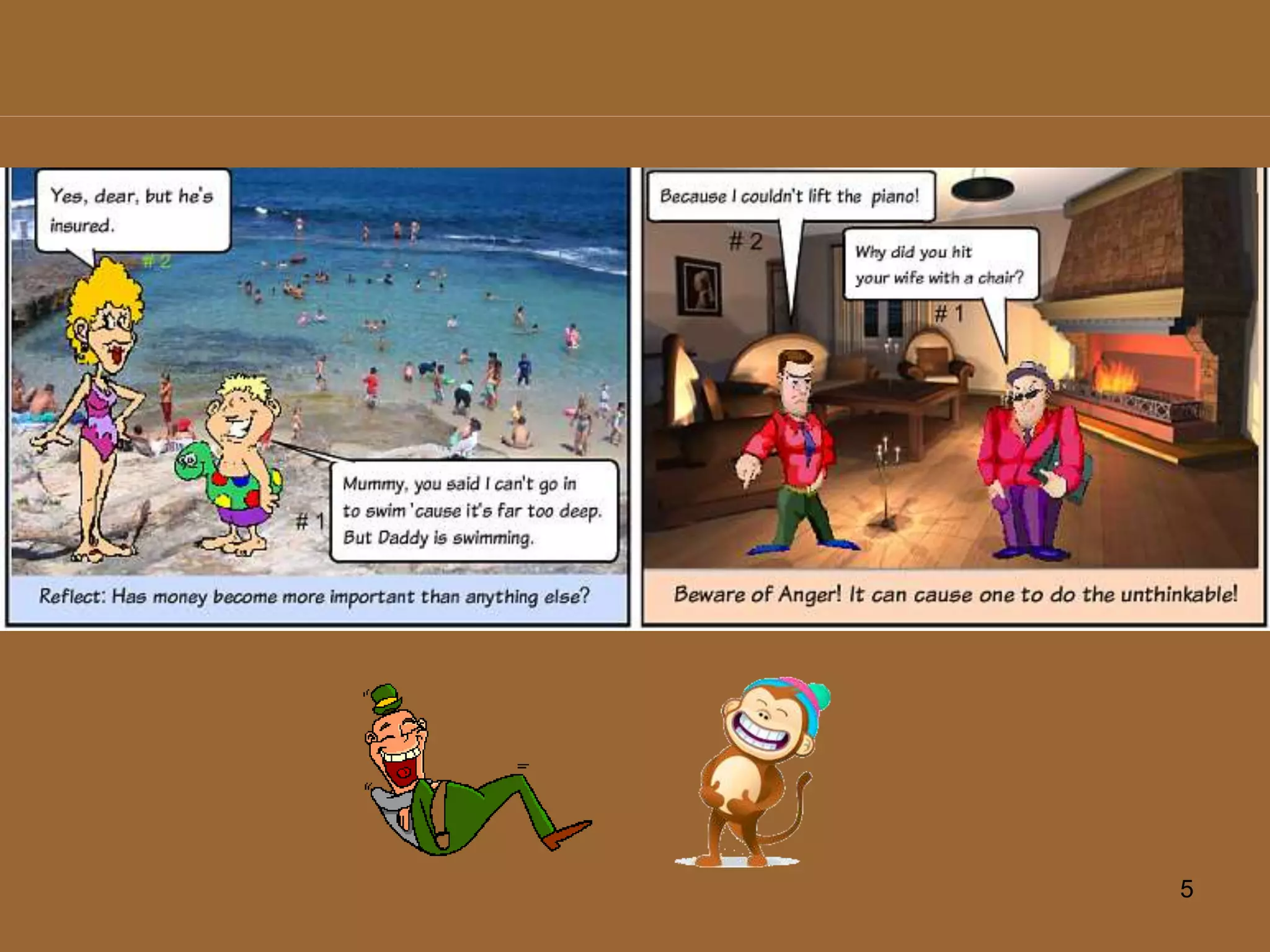 Of Comic Strips and Wisdom | PPT