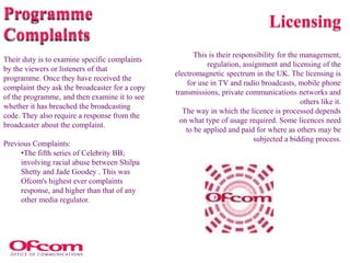 Ofcom powerpoint | PPTX | Business | Business and Finance