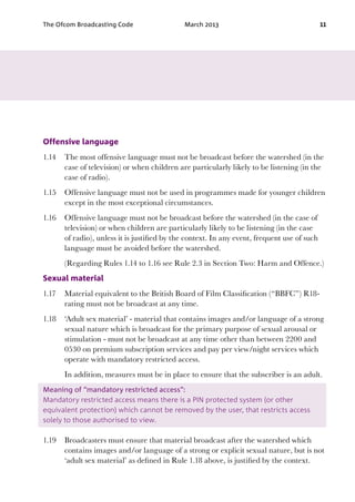 Ofcom protecting the under eighteens | PDF | Family/Children | Genres