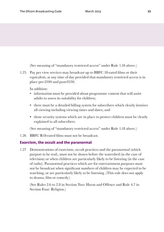 Ofcom protecting the under eighteens | PDF | Family/Children | Genres