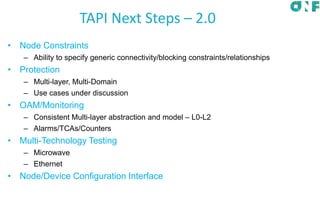 ONF Transport API (TAPI) Project | PDF