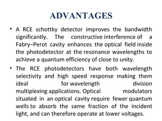 RCE Schottky Photo Detector | PPT