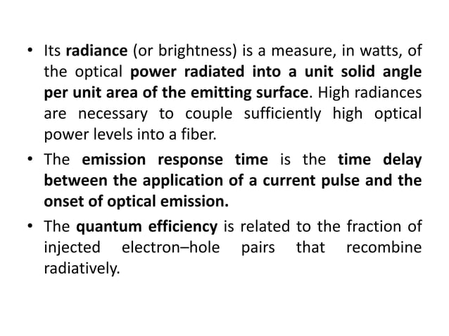 OFC PPT Optical Sources Unit 5-4-23.pptx | Physics | Science