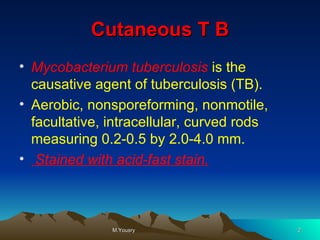 Of Cutaneous T B | PPT
