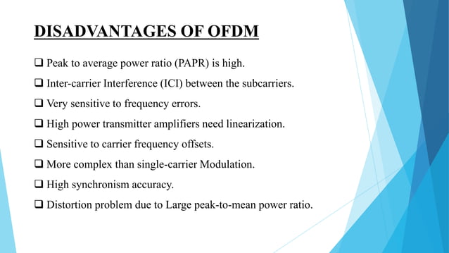 Orthogonal Frequency Division Multiplexing (OFDM) | PPTX | Digital ...