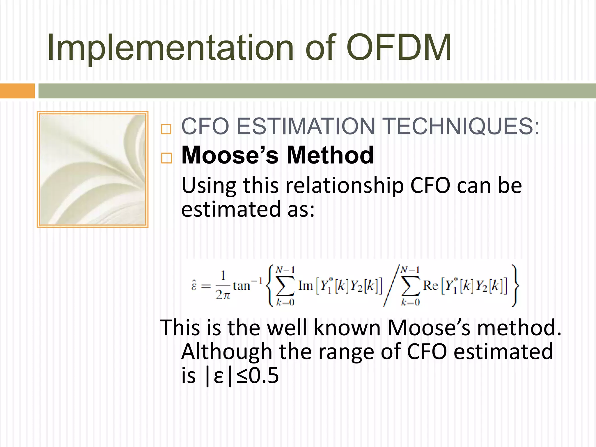 OFDM Orthogonal Frequency Division Multiplexing | PPT