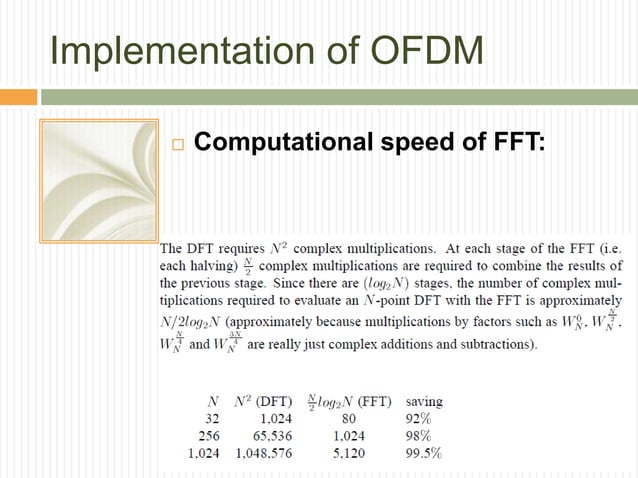 OFDM Orthogonal Frequency Division Multiplexing | PPT